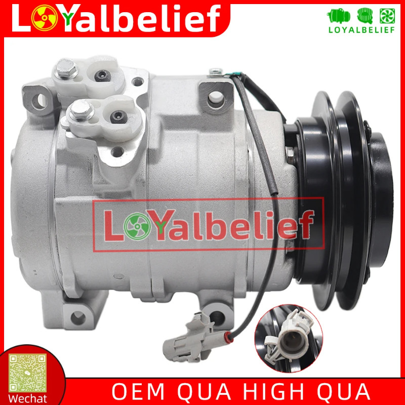 10S17C AC Compressor PV1 For Toyota Prado 120 Series KZJ120R DIESEL 3.0 ...
