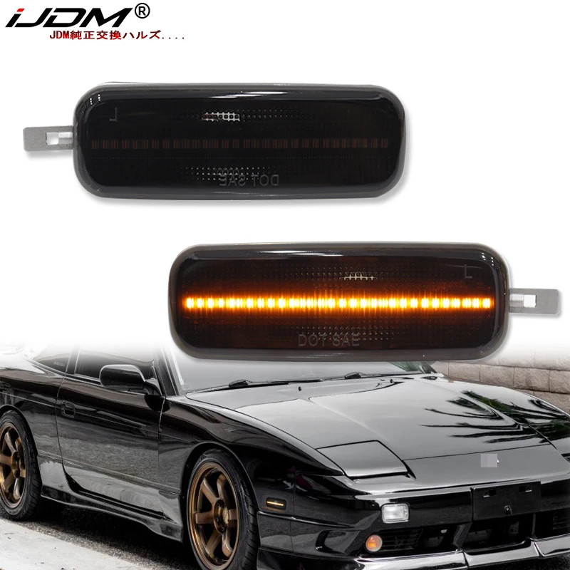iJDM Full LED Bumper Side Marker Light Assembly For Nissan Altima 240SX ...