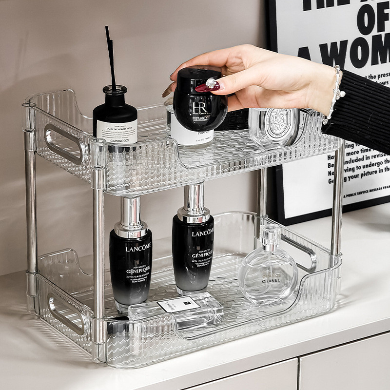 Ins Style Cosmetics Storage Box Shelf Desktop Skin Care Products ...