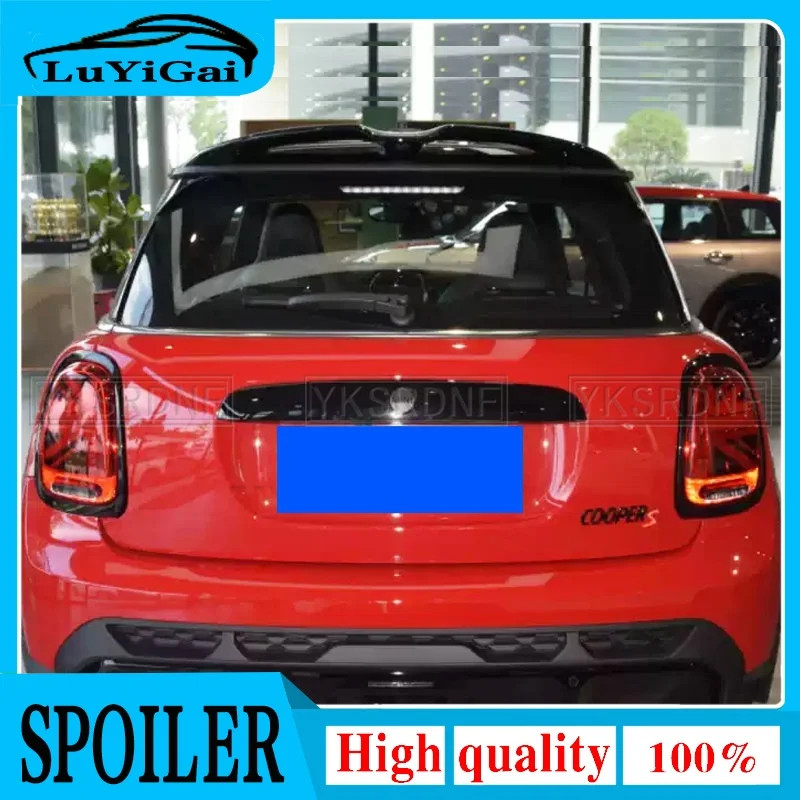 Carbon Fiber JCW Roof Spoiler Glossy Carbon fiber Rear Window Wing Body ...
