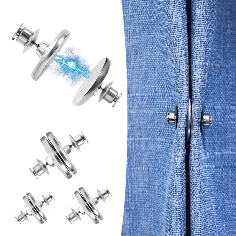 Curtain Magnetic Button - Curtain Buckle - Curtain Fix Fastener Clip ...