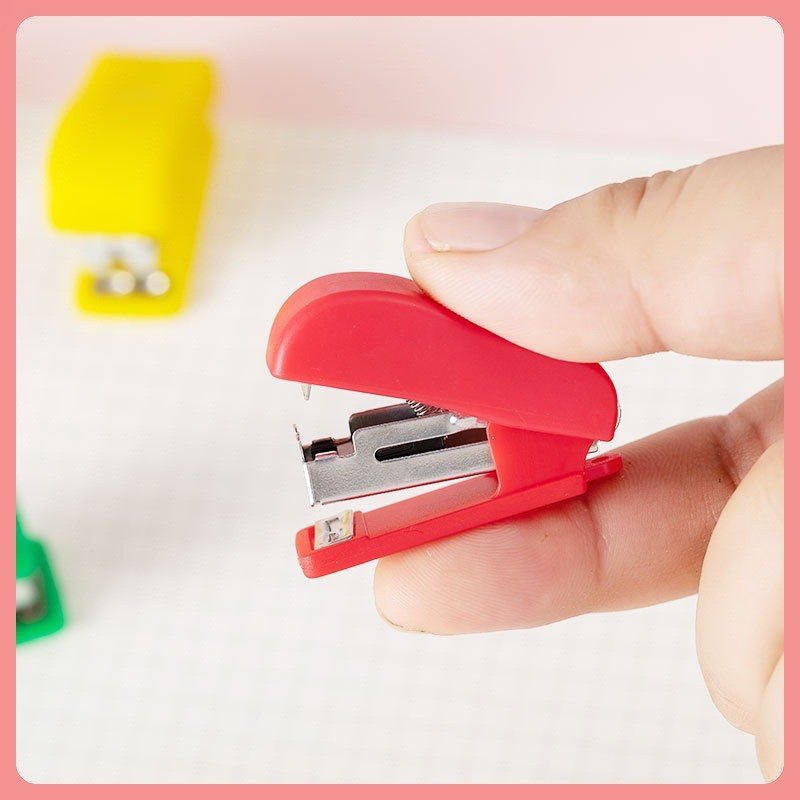 Wenbo Set Pengepit Kecil Mini Stapler Set Cute Small Office Stapler For ...