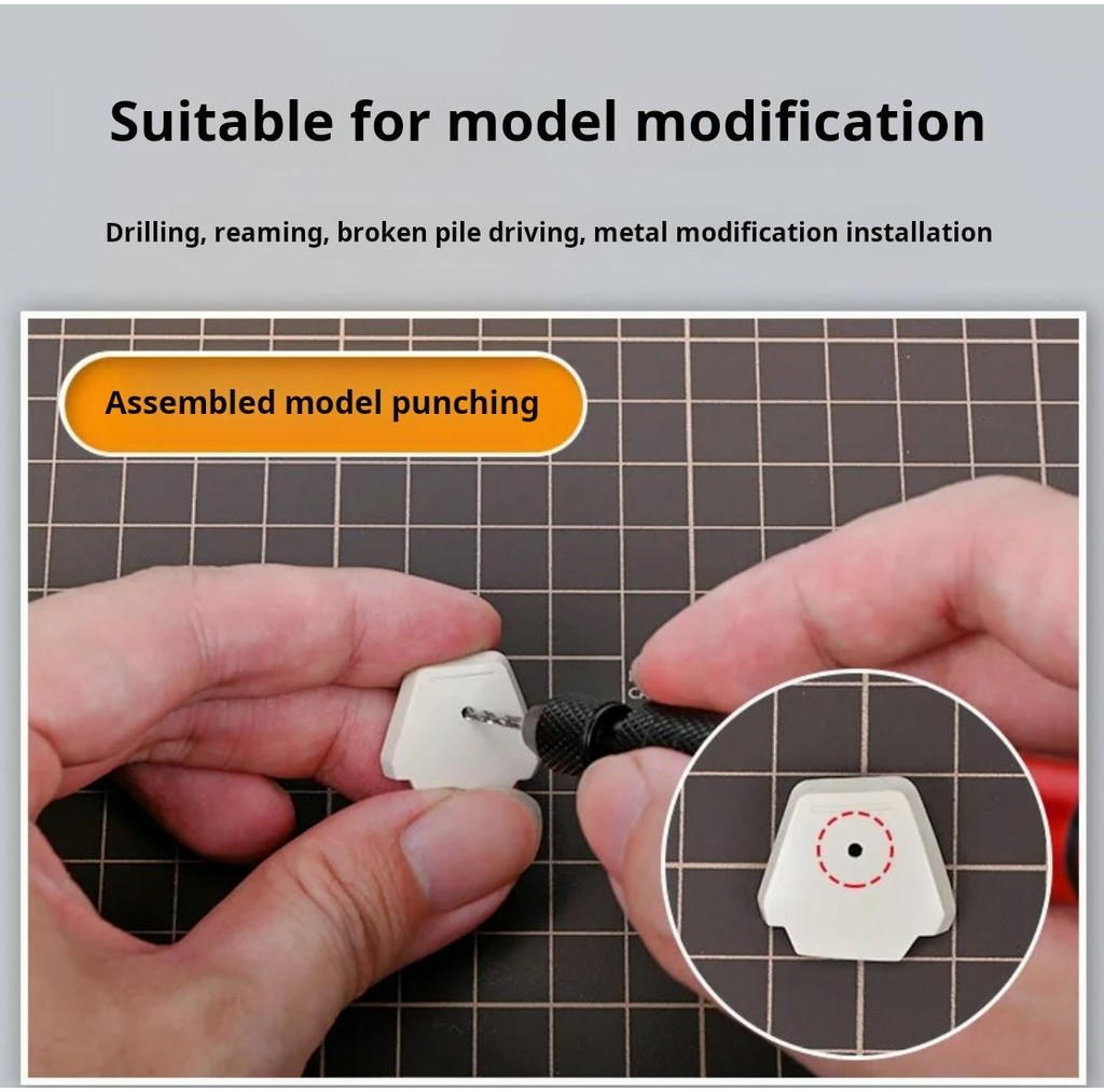 MS091 Portable Hand Drill Assembly Model Drilling Tools for Gundam ...