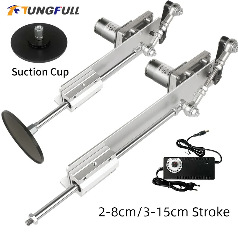 Mini Telescopic Linear Actuator With Suction Cup DC 12V 24V ...