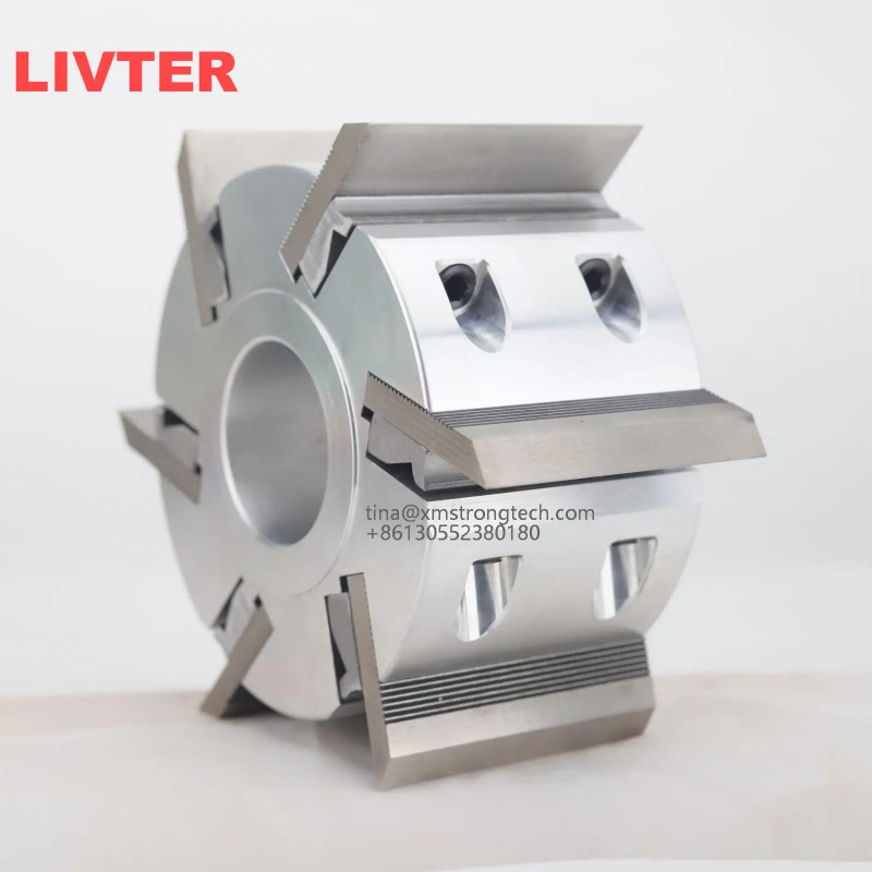 LIVTER Back of Tooth Pattern Planer Wood Spiral Cutter Head | Shopee ...