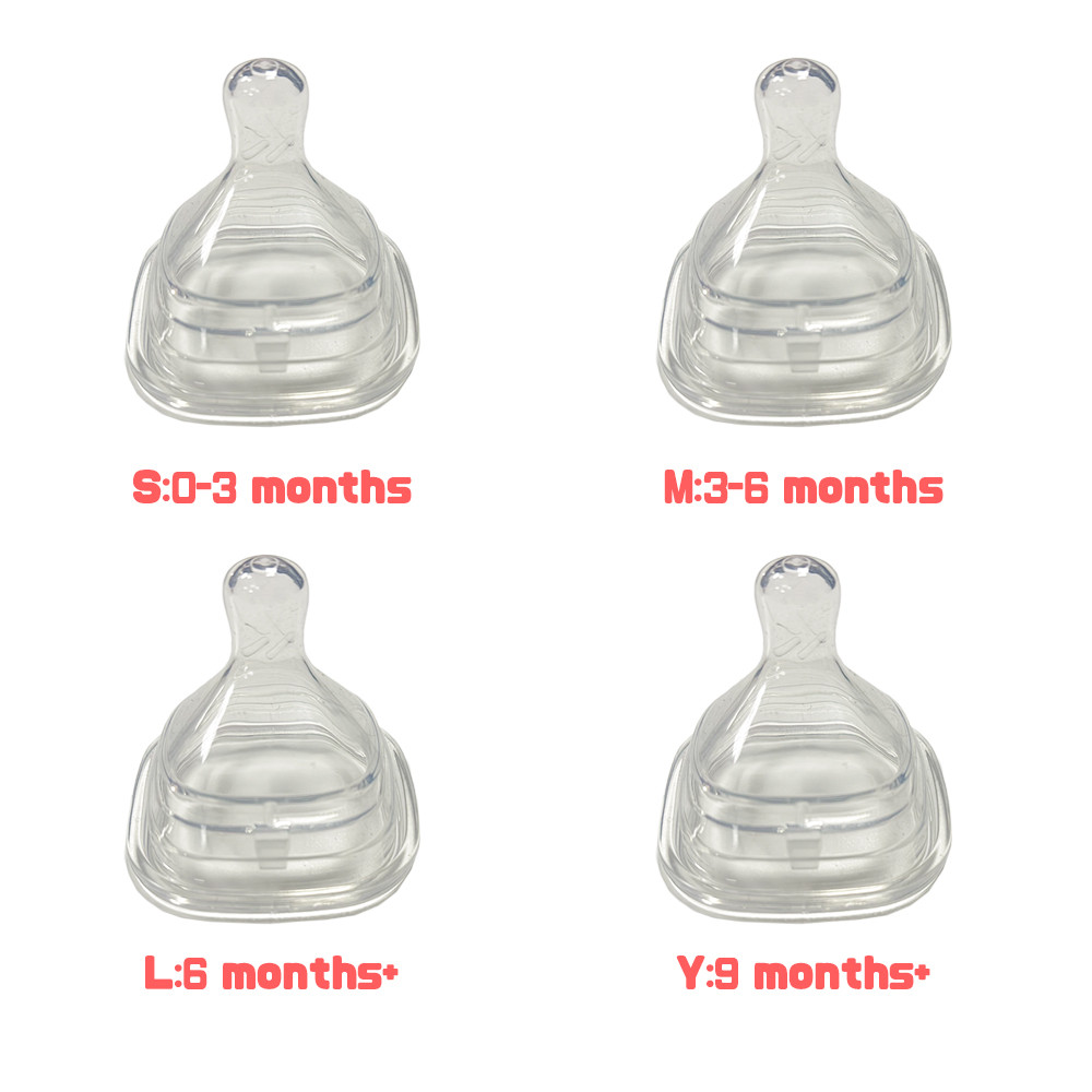 BEVAVAR Baby Hegen Pacifier Puting Susu Hegen Baby Square Nipple Wide ...