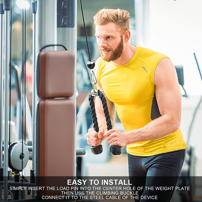 Gym Wire Rope Fitness Cable Pulley Machine System Heavy Duty Steel Rope ...