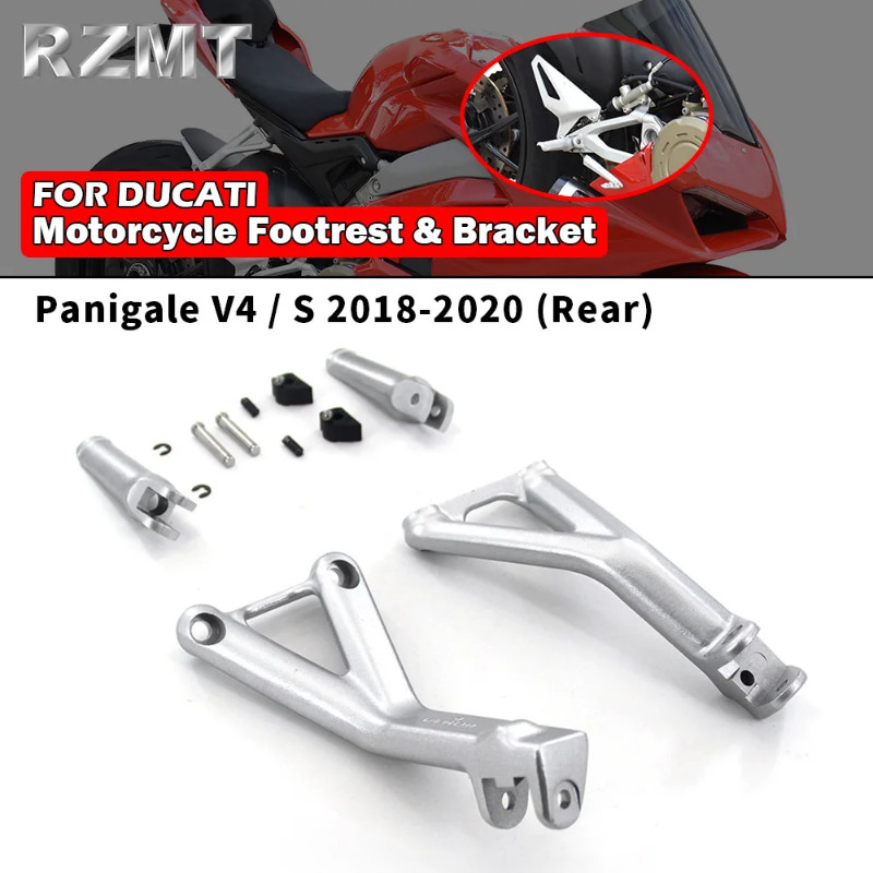 Motorcycle Footrest & Bracket For Ducati Panigale V4 / S 2018-2020 ...