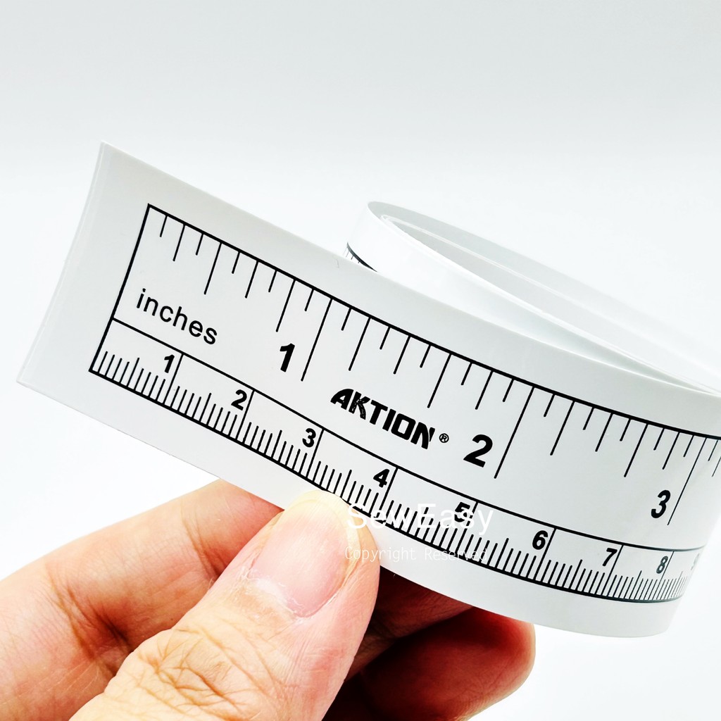 90cm Sticker Tape Ukur Untuk Mesin Jahit Self Adhesive Metric Measure ...