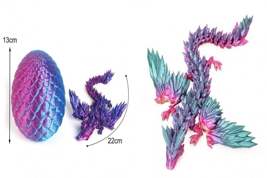 moreorders| Dragon Collectible Toy Chinese Dragon Figure Articulated ...
