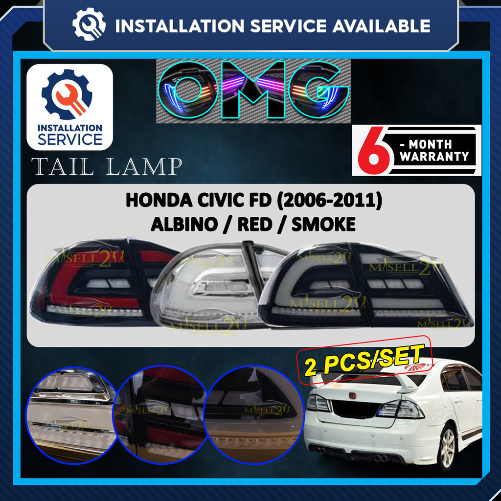 [Installation Provided] HONDA CIVIC FD 2006 - 2011 DYNAMIC LIGHT BAR ...