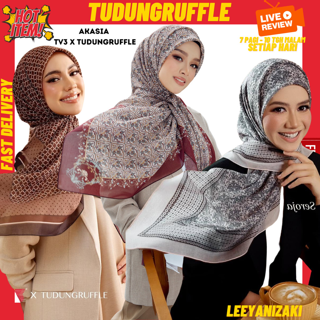 Koleksi TudungRuffle Nirmala Akasia X TV3 | Meraki | Vintage Garden ...