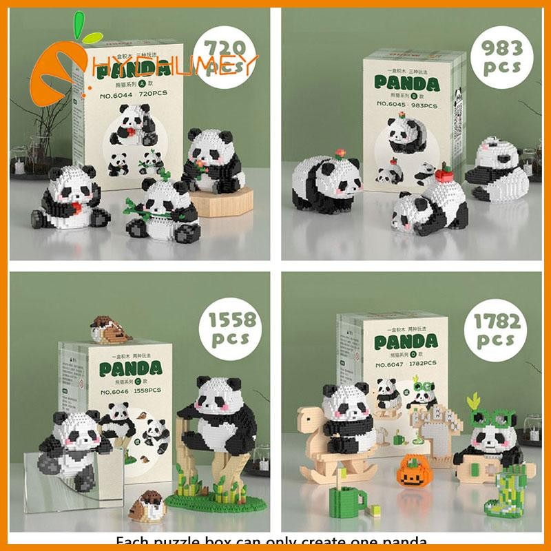 Micro Panda Blocks Build Your Own Adorable Panda Figurine, Available In ...