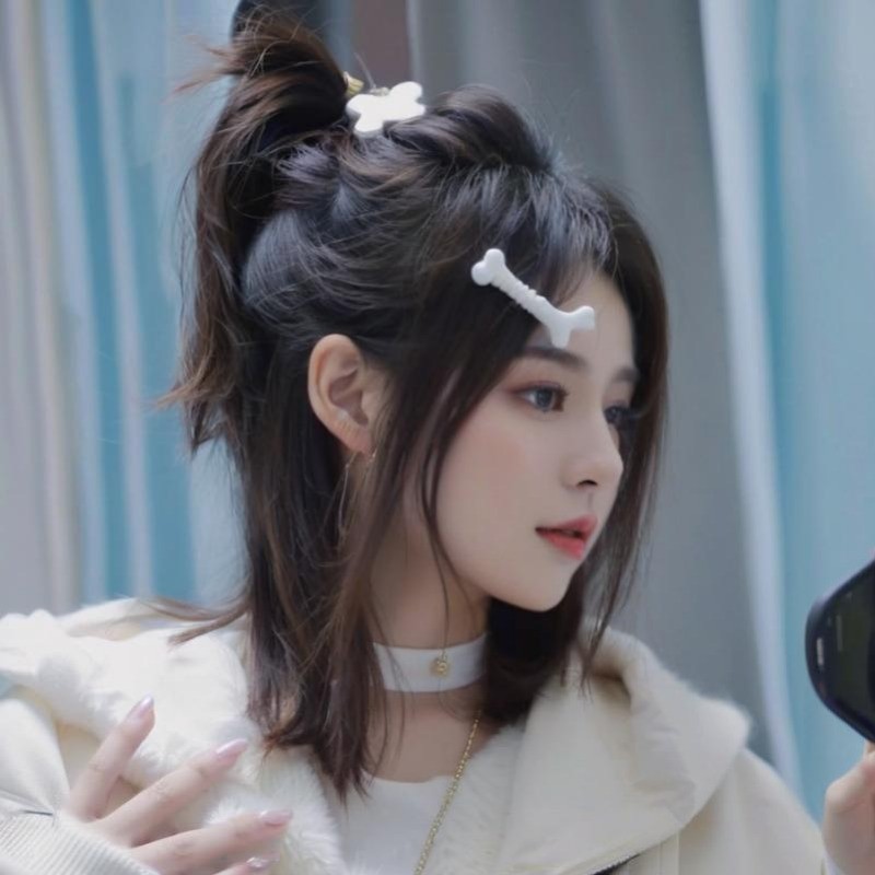 Wolftail Mullet Head Medium Long Hair, Medium Samurai Head Straight ...