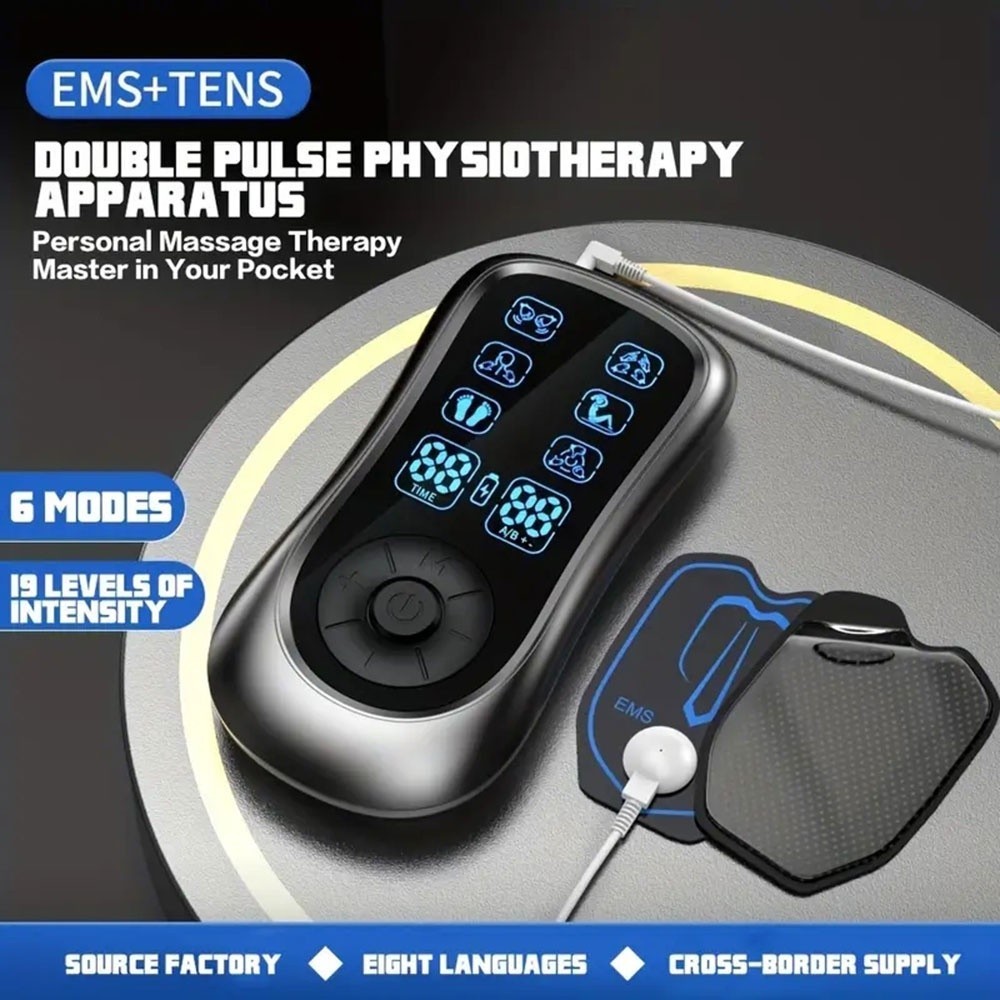 EMS Rechargeable Tens Unit Muscle Stimulator EMS Electric Pulse Impulse ...