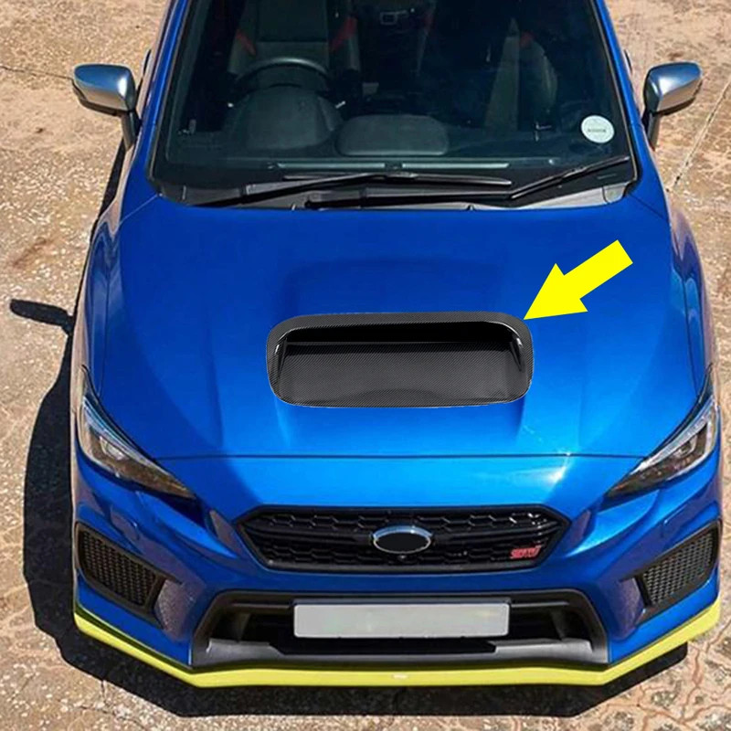 For Subaru WRX STi 2015 2016 2017 2018 Carbon Style Front Hood Bonnet ...