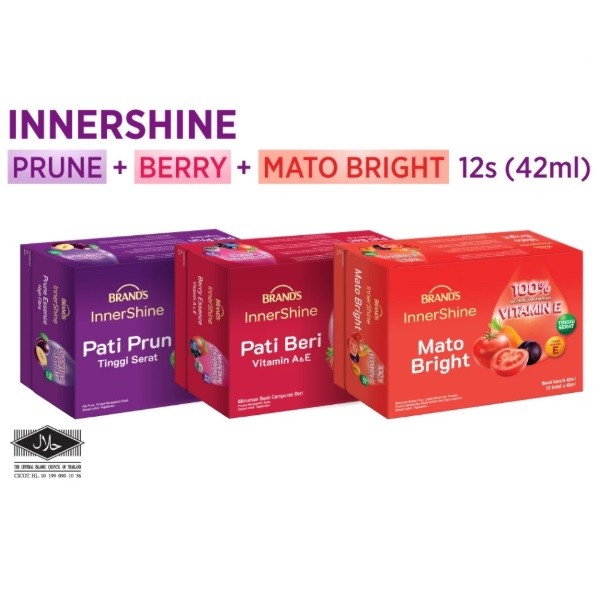 BRAND'S Innershine Prune/Berry Essence/ Mato Bright 42ml | Shopee Malaysia