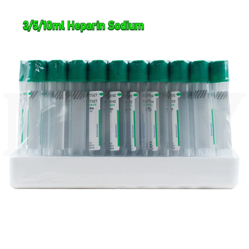 10ml 100Pcs Pet Animals Lab Vacuum Blood Collection Tubes Heparin ...