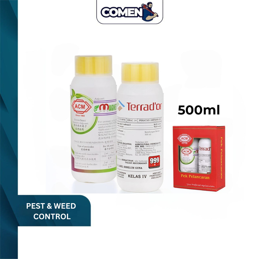 ACM Terrador + Magnetik 500ML Tiafenacil 30% Terrador Solution Pack ...