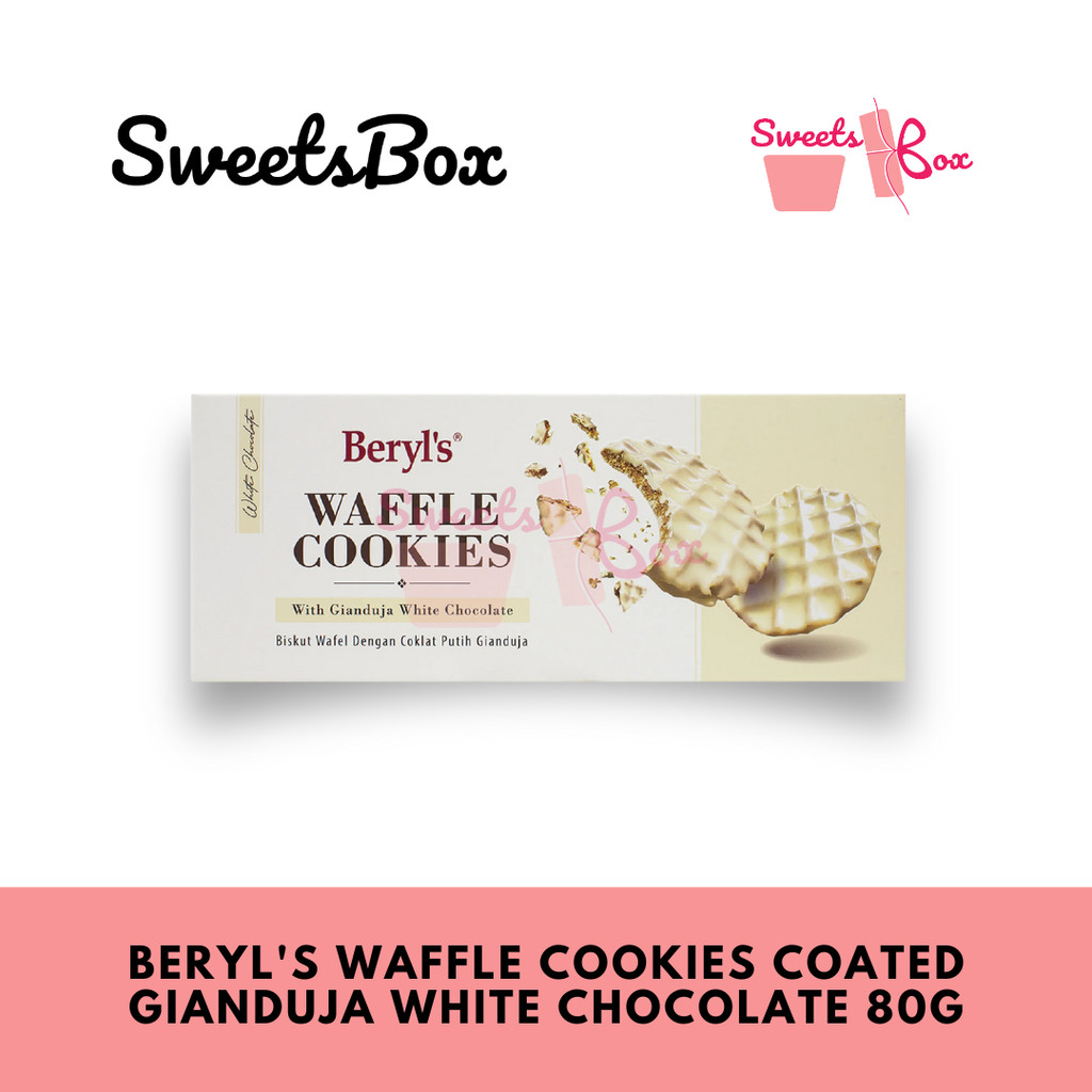 Sweetsbox | Beryl's Waffle Cookies Coated Gianduja White Chocolate 80g ...