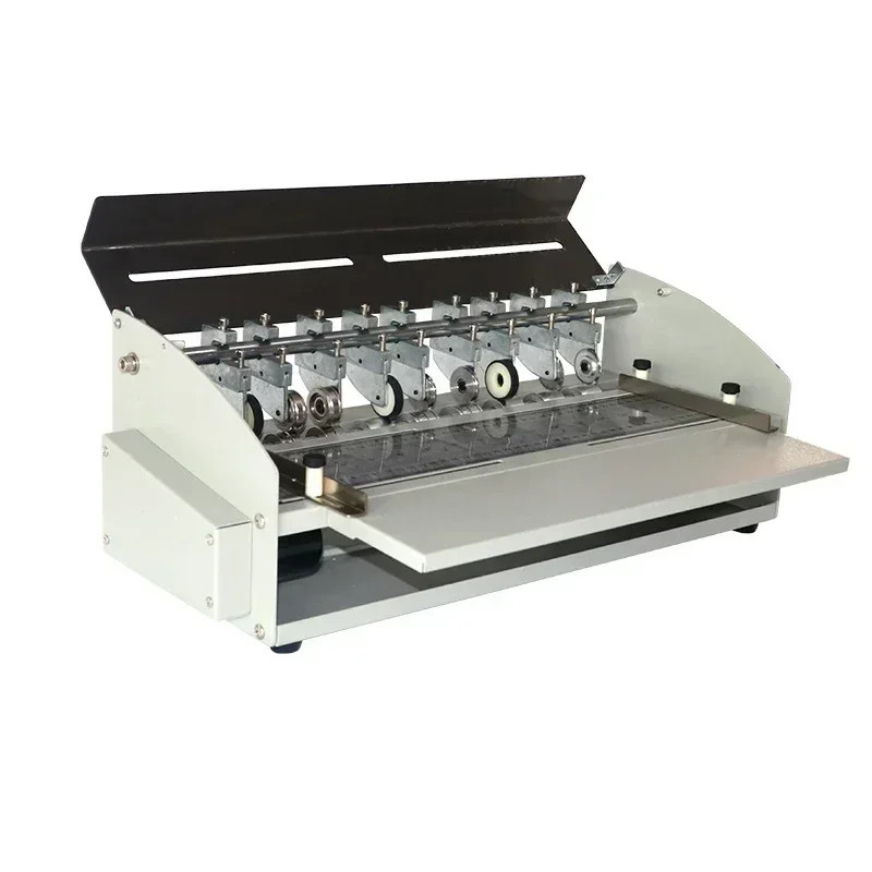 Upgrade H5000-1 New Electric Creasing Machine Dotted rice line flip ...