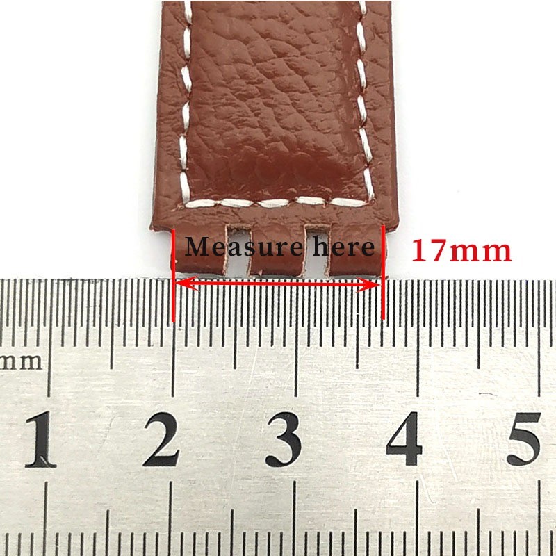 17mm Premium Genuine Leather Watch Strap for sWATCH Replacement Watch ...