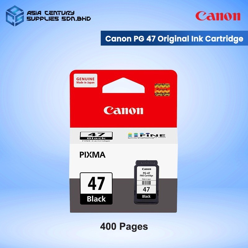 Canon PG-47 (15ML) Original Ink Cartridge Canon E410 E470 E4270 E4570 ...