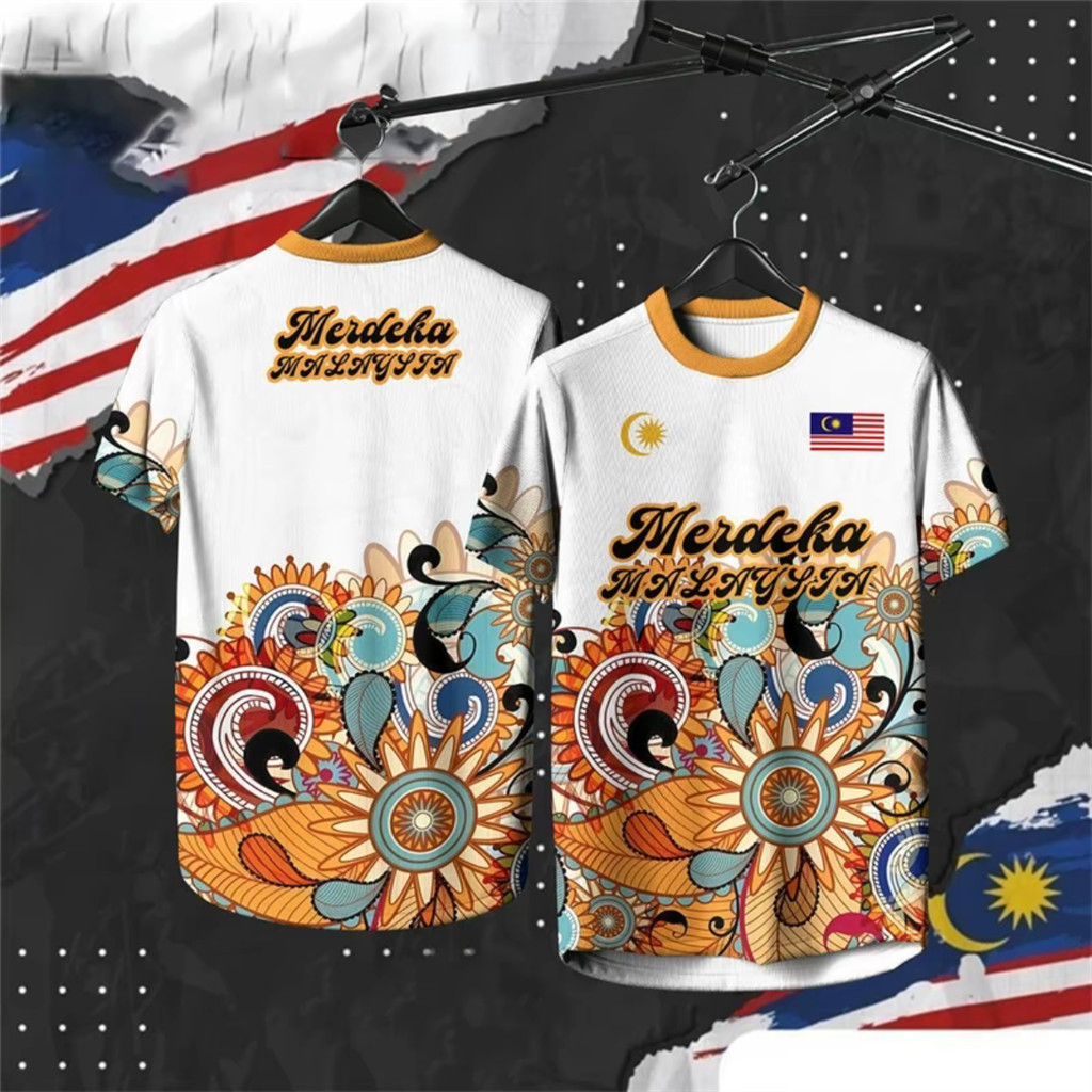 2025 Baju Merdeka 68 Tahun baju jersey Ethnic T-shirt t shirt 2025 ...