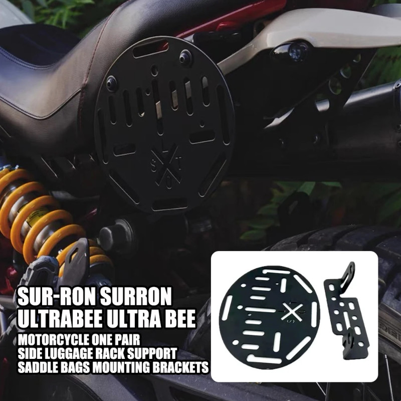 Motorcycle One Pair Side Luggage Rack Support Saddle Bags Mounting ...