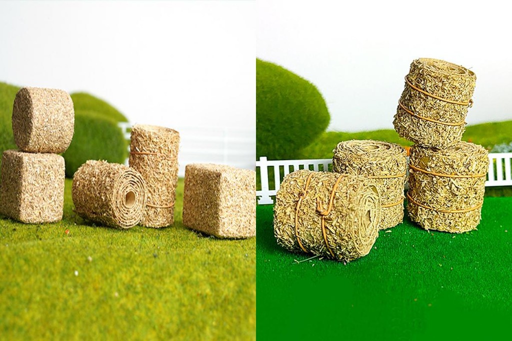 SL Miniature Haybales Decor Mini Haybale Model Miniature Haybale Model ...