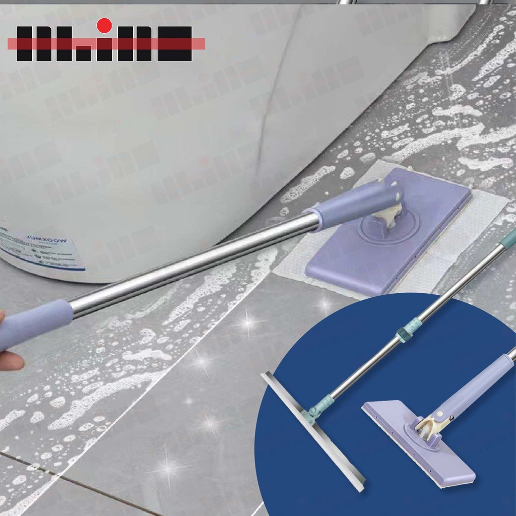 Magic Broom 2-in-1 Sweeper For Floor Glass Window Tiles 180° Rotatable ...