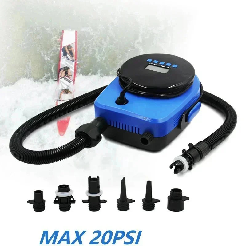 12V 110W 20PSI SUP Paddle Electric Inflation Pump 12V Vehicular ...