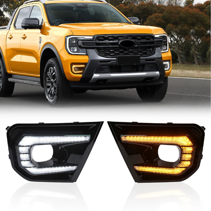 DRL For Ford Ranger 2022 2023 Wildtrak XLT Sport Platinum LED Daytime ...