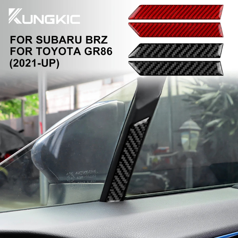Real Carbon Fiber Sticker For Subaru BRZ Toyota GR86 2021 2022 2023 ...