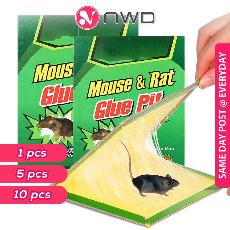 𝗨𝗟𝗧𝗥𝗔 𝗦𝗧𝗜𝗖𝗞𝗬 》Mouse Trap Glue Board Rat Mice Catcher Pest Control Pad ...