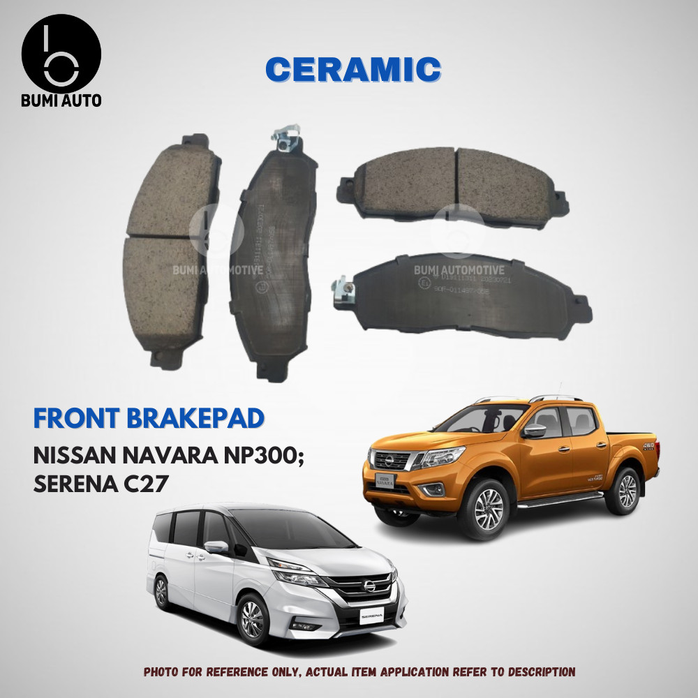 Nissan Navara NP300 Navara D23 / Serena C27 Front (Depan) *Ceramic ...