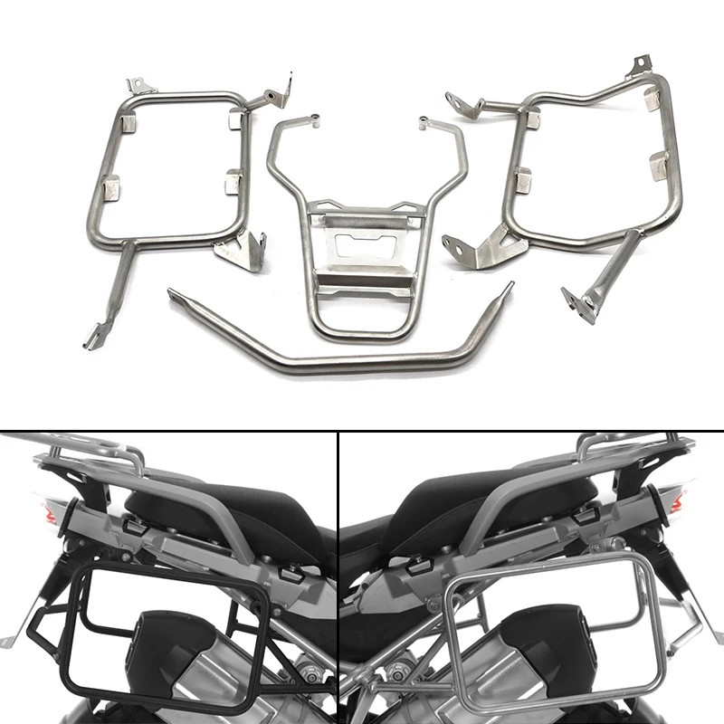 For BMW R1200GS R1250GS R 1250 GS LC Adventure Panniers Rack Stainless ...