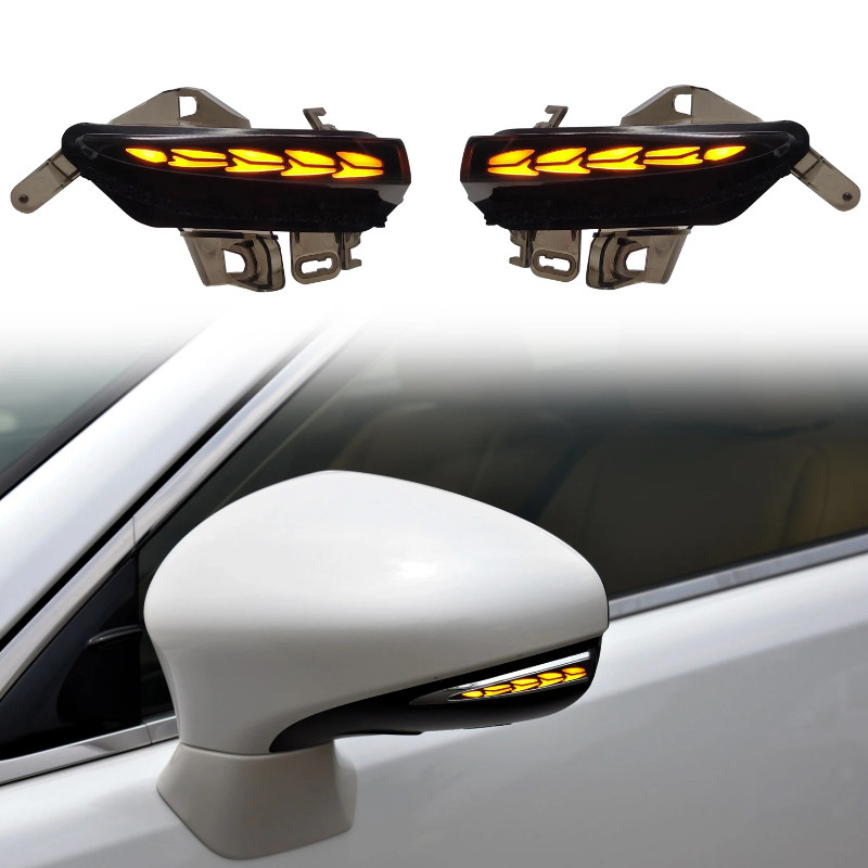 Side Dynamic Turn Signal Lights LED Mirror Sequential Lamps for Lexus ...