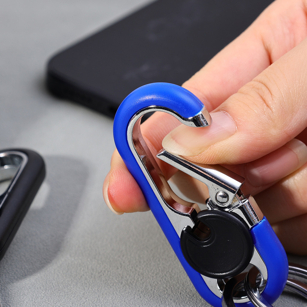 Zinc Alloy Men Keychain Hook - Double Ring Car Fishing Key Ring ...