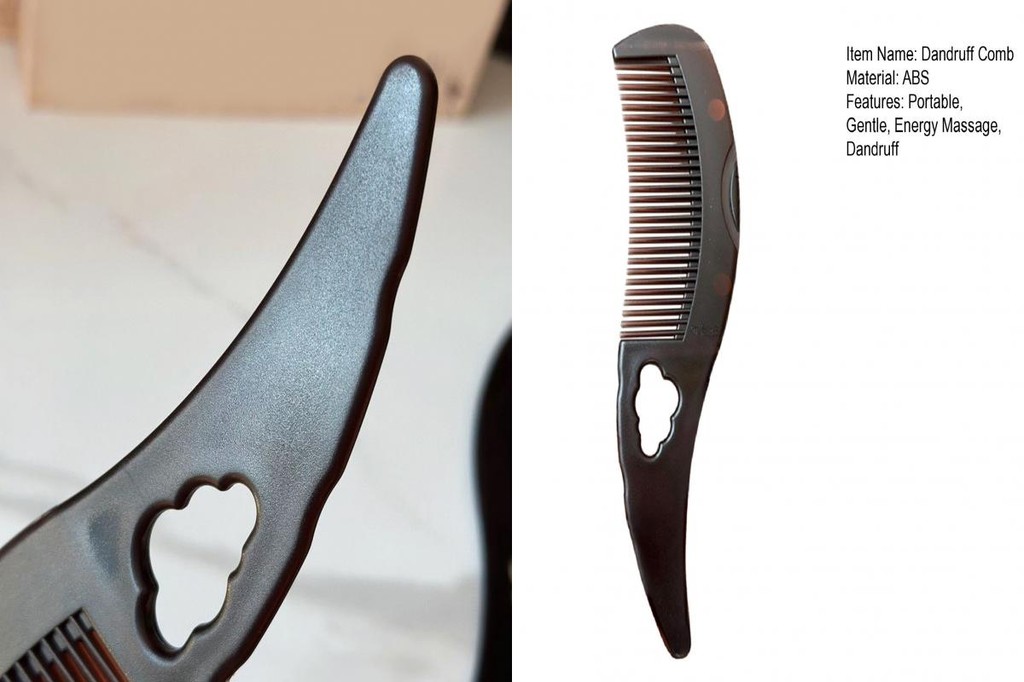 Dandruff Comb for Hair Easy Press Dandruff Remover Anti-dandruff ...