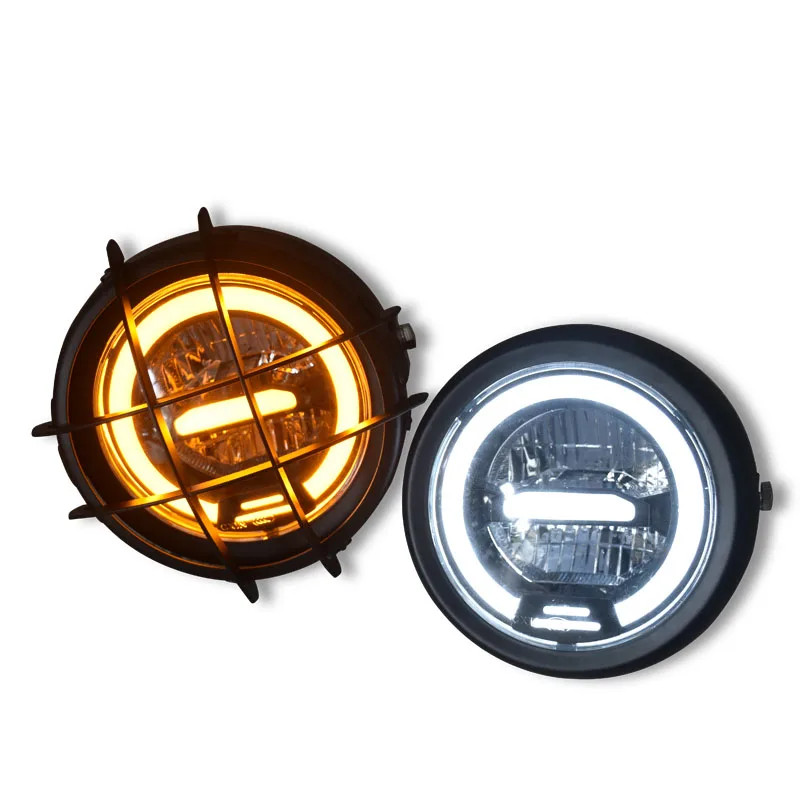 ECE E Mark Retro Motorcycle Modification General LED 12V Ultra-Bright ...
