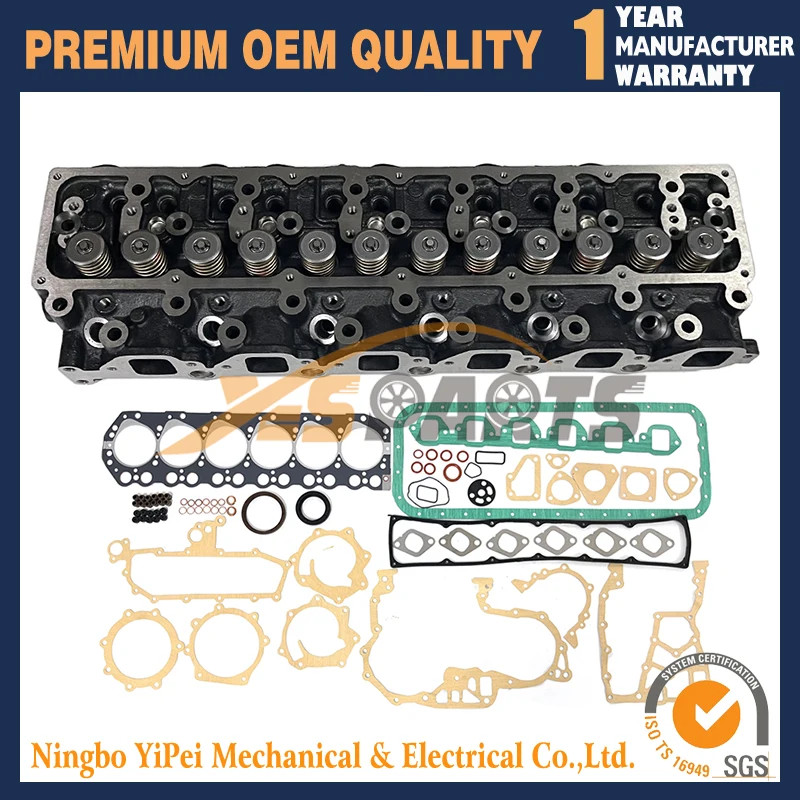 TD42 TD42T Cylinder Head + Full gasket For Nissan Engine TCM 2025GVC-2 ...