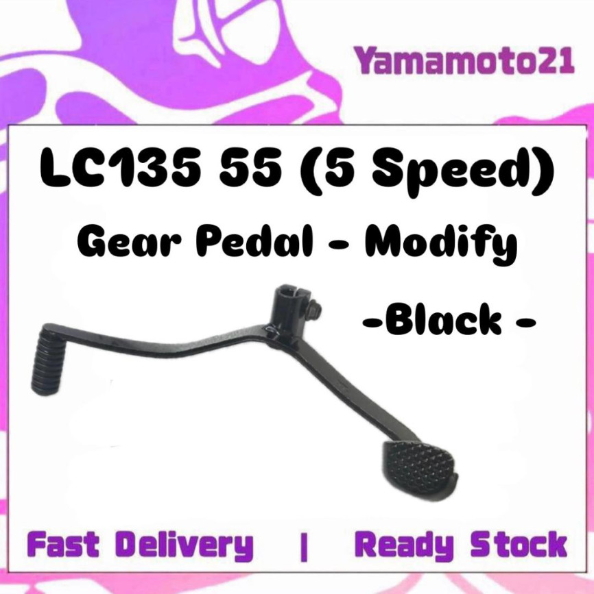 Yamaha LC135 5S 135LC LC5S LC 5 Speed Clutch Modify Gear Pedal Lever Black Modified Modi Change ...