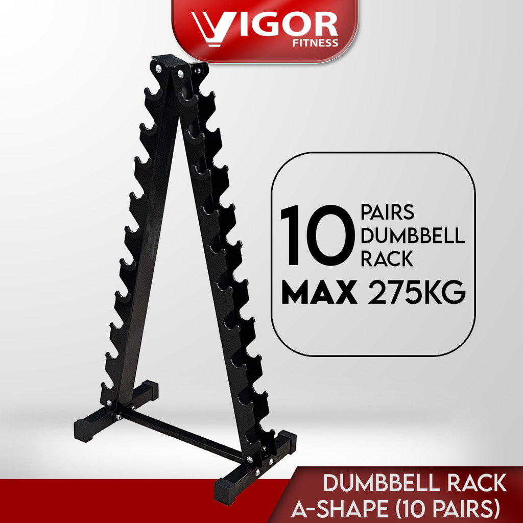 Dumbbell Rack A-Shape (10 Pairs) /Rak Dumbbell Bentuk A (10 Pasang ...