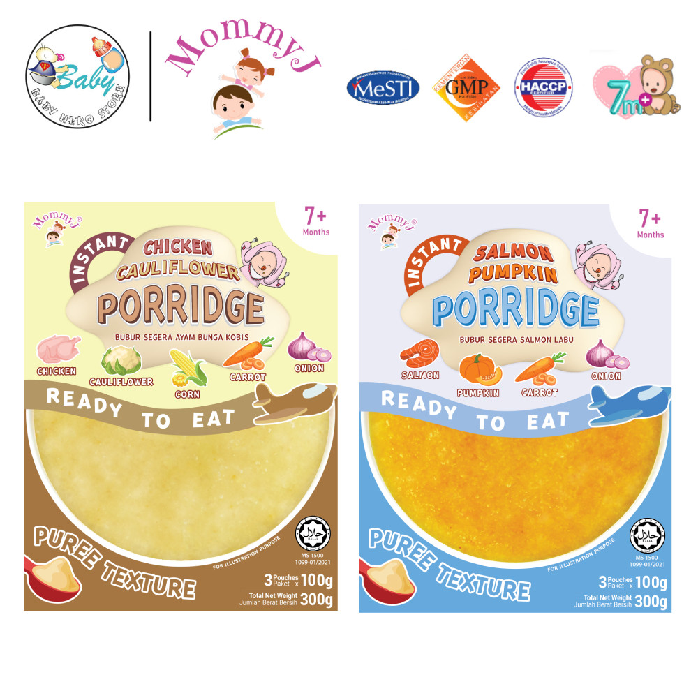 Mommy J Baby Instant Porridge 7m+ | Bubur Segera Bayi 300g | BABY HERO ...