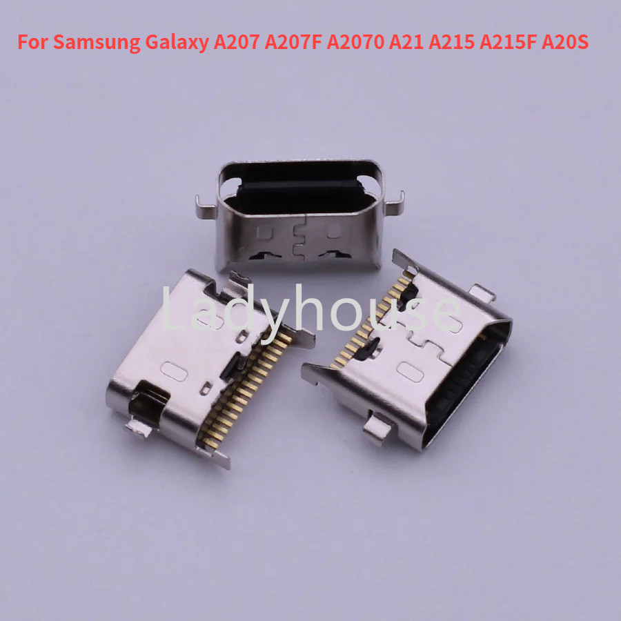 10-50Pcs Type C USB Jack Charging Port Dock Contact For Samsung Galaxy ...