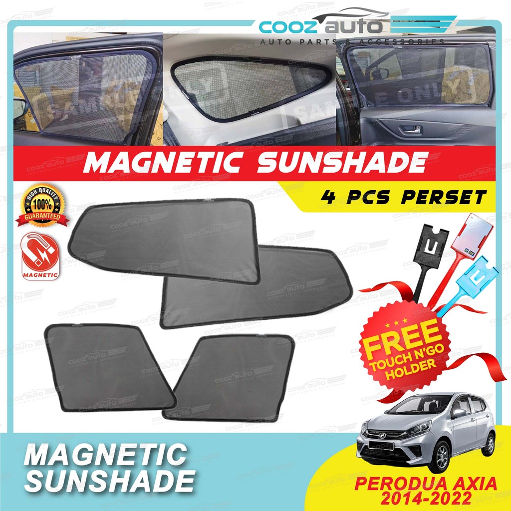 Perodua Axia 2014 - 2022 Magnetic Sun Shade Magnet Sunshade FREE ...