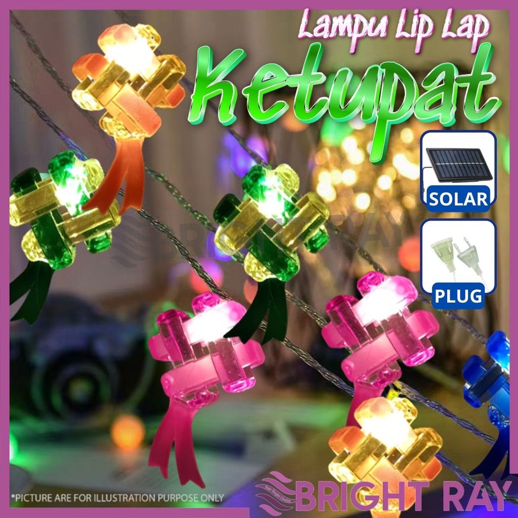 RAYA 2025 Solar / Plug Lampu Raya Lip Lap Ketupat Raya Lampu Raya ...