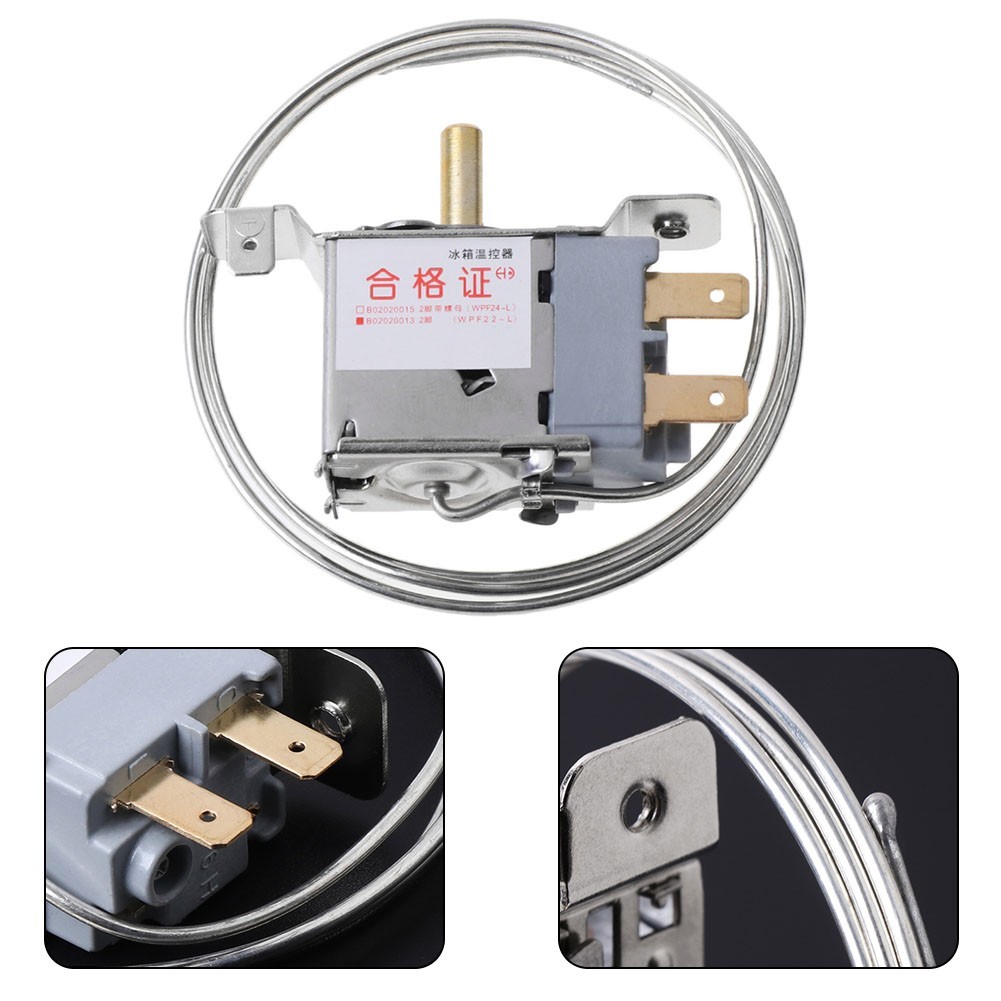 WPF22-L 2Pin Refrigerator Thermostat Mechanical Temperature Control Switch | Shopee Malaysia