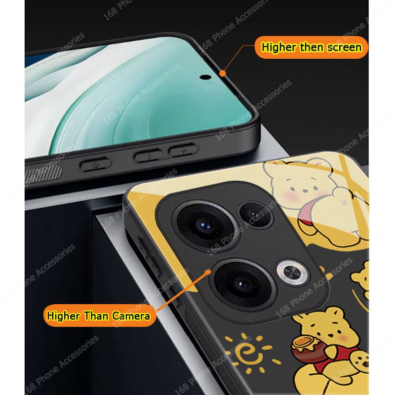 OPPO Reno 13 13F Casing OPPO Reno 13 Pro Casing Cartoon Winnie the Pooh ...